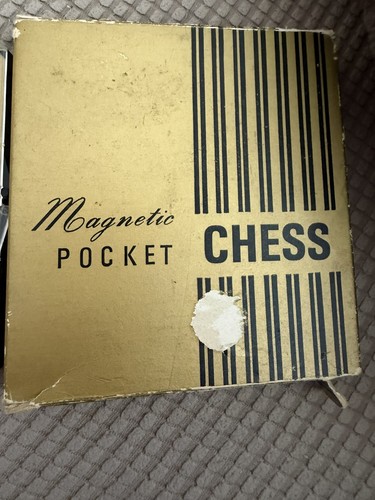 Vintage 1960s Peter Pan Playthings Magnetic Pocket Chess Set – Made in ...