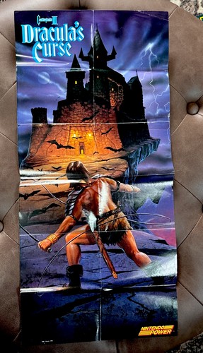 Castlevania III Dracula's Curse (NES) Nintendo Power Poster Konami 1990 ...