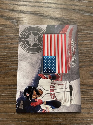 2017 Topps #IDML-CCO Carlos Correa Independence Day Commemorative MLB ...