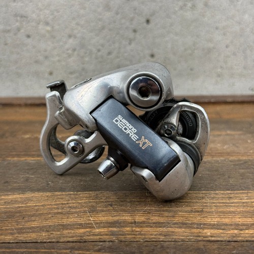 Vintage Shimano Deore XT RD-M735 Rear Derailleur SHORT Cage NO Pulley ...