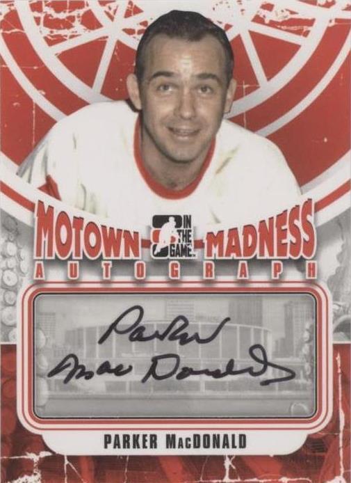 2012-13 In the Game Motown Madness - Autographs Parker MacDonald #A-PM ...