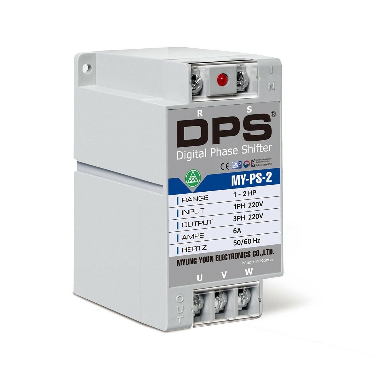 1 Phase to 3 Phase Converter, Suitable for 1HP(0.75KW) 3 Amp 200-240V ...