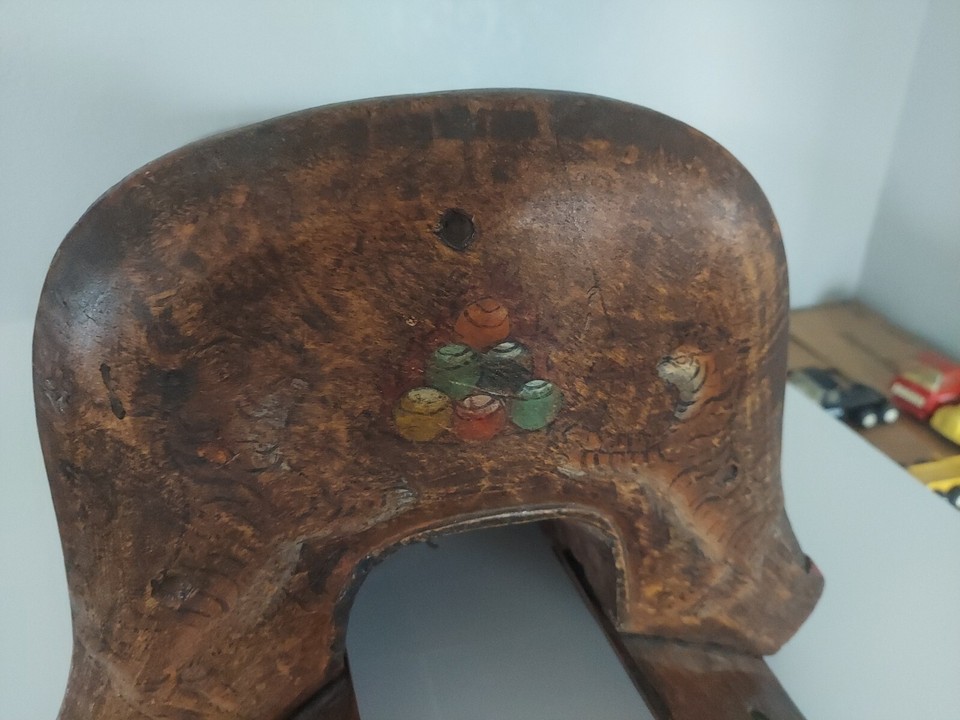 Antique Vintage Wooden Western Horse Saddle Toy Saddle Child photo ...