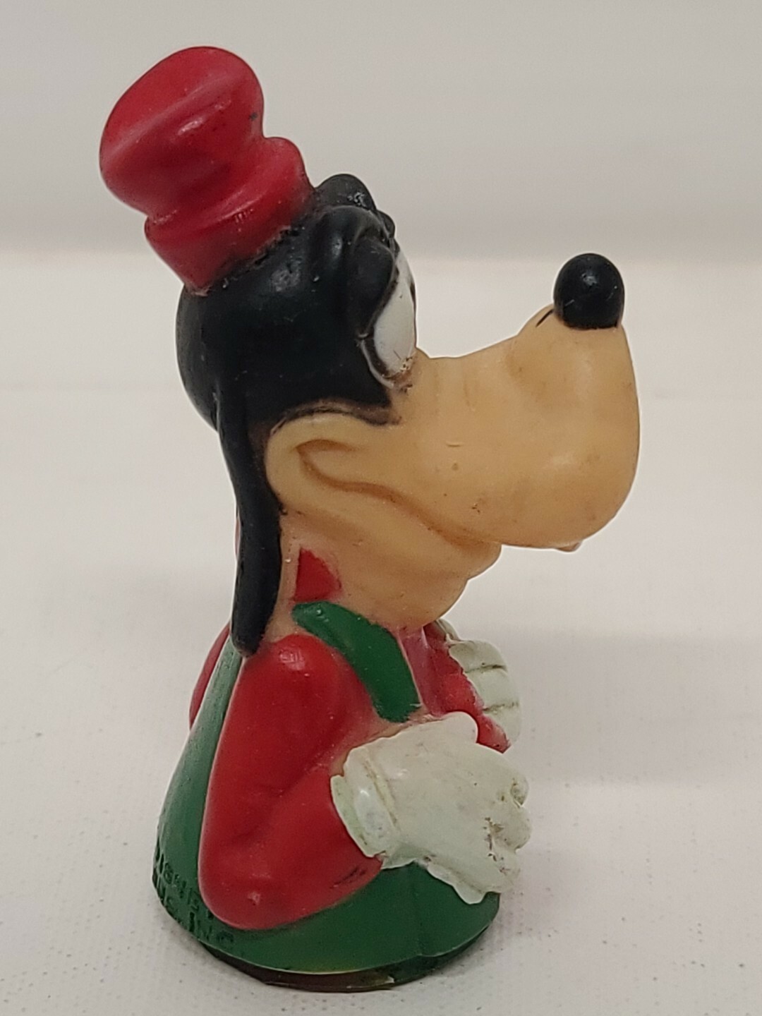 Goofy Walt Disney Plastic Finger Puppet Dog Vtg Bath Time Toy Hong Kong ...