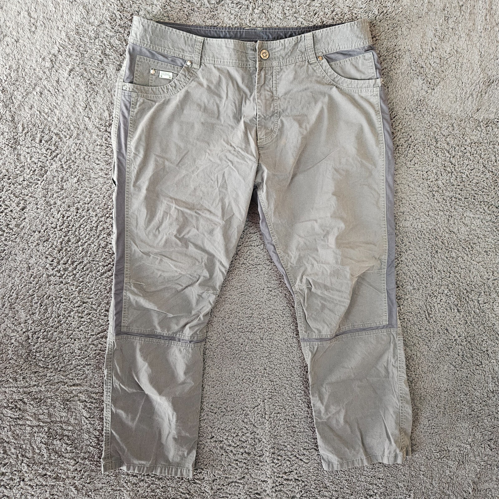 Kuhl Mens 40x34 Radikl Legendary Pants Gray Hiking Wo… - Gem