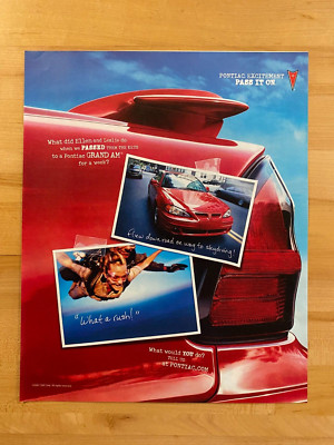 2001 Vintage Print Ad Pontiac Grand Am 10"x12" | eBay