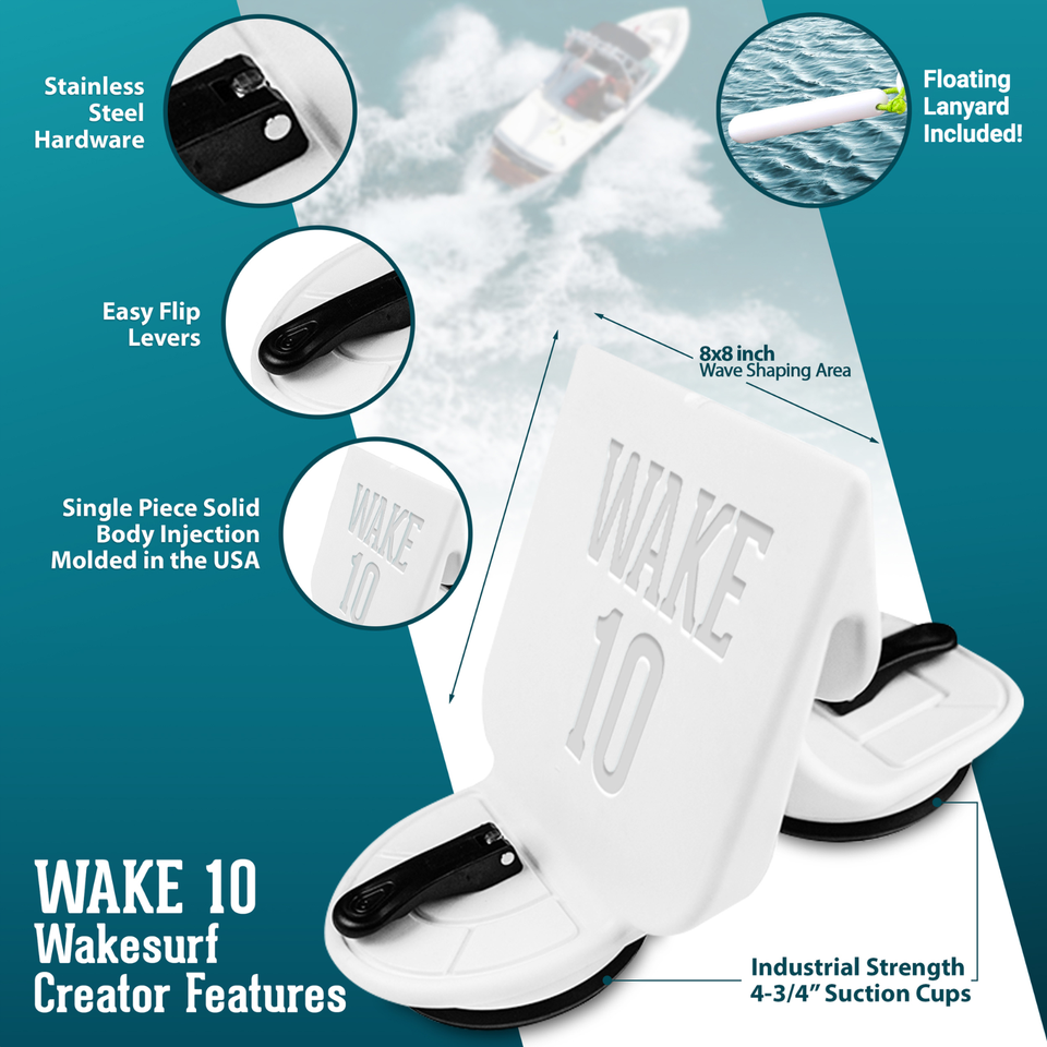 WAKE 10 Wakesurf Creator - Wake Surf Shaper - Wave Generator - NEW! | eBay