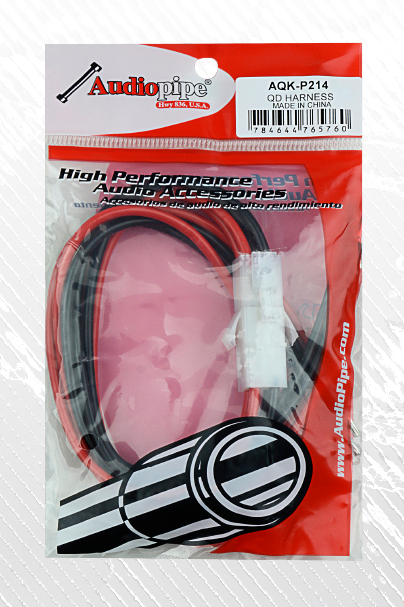 Audiopipe 14 Gauge Male Female 4 Pin Quick Disconnect Plug Set with ...