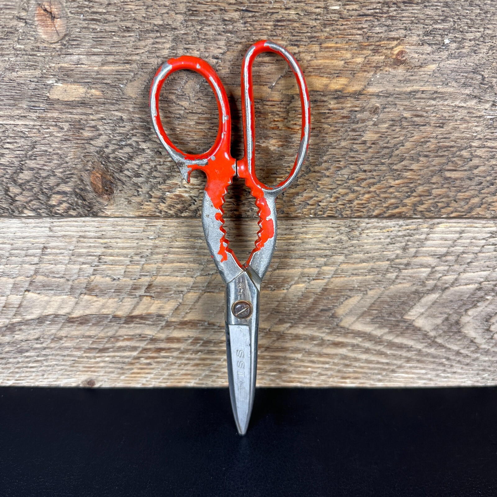 Vintage Wiss Scissors 1.KS USA Made 1950's Handle Bottle Opener Paint ...