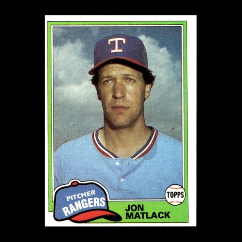 Jon Matlack 1981 Topps Texas Rangers #656 Nice! | eBay