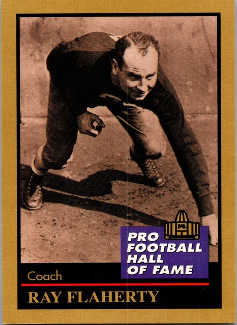 1991 Enor Pro Football Hall of Fame - #41 Ray Flaherty (RC) for sale ...