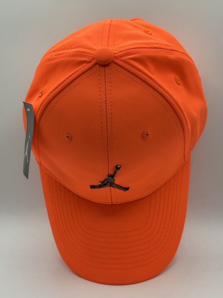 Air Jordan Jump Man Logo Cap, Hat Orange | eBay UK