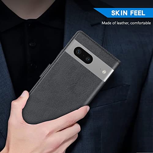 ZZXX for Wallet Case with [RFID Blocking] Card Slot Google Pixel 7 Grey ...