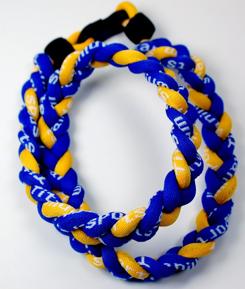 24" and 20" Tornado Braided Sports Rope Necklace Twisted Baseball ...