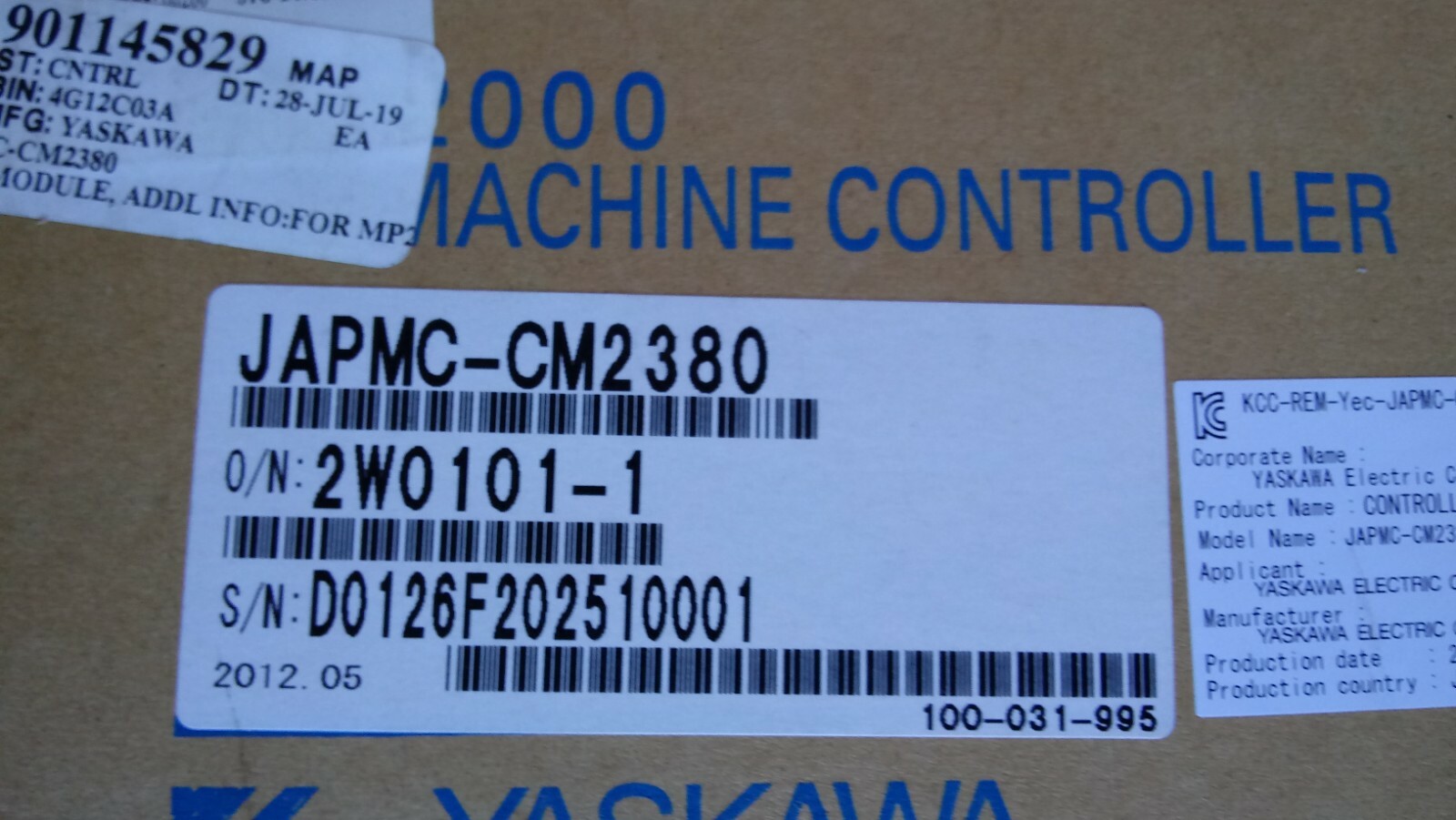 Yaskawa+JAPMC-CM2380+PC+LINK-01+Communication+Module+Controller for ...