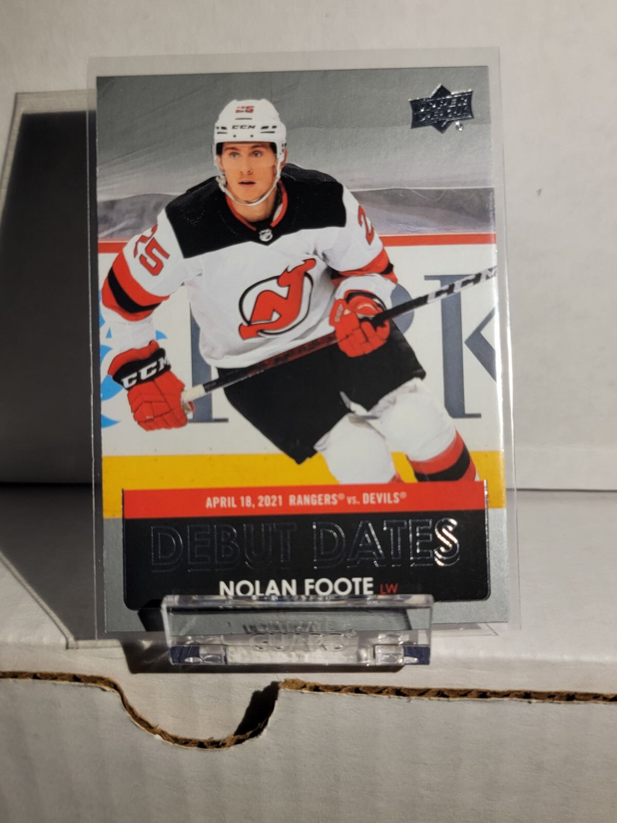 2021-22 UD SERIES 1 NOLAN FOOTE DEBUT DATES DD-23 DEVILS | eBay