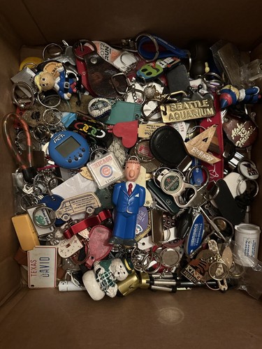 Lot 90s Vintage Novelty Keyrings Keychains Advertising Travel Souvenir ...