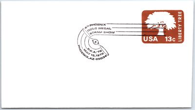 US SPECIAL POSTMARK EVENT COVER 4th GOLD MEDAL STAMP SHOW AT PHOENIX ...