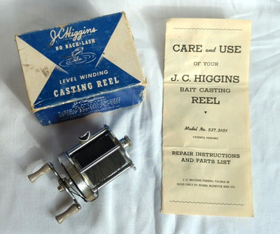 Casting Reels - Vintage Jc Higgins Casting