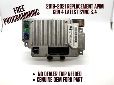 2019+ GENUINE OEM FORD SYNC 3 GEN 4 APIM VIN PROGRAMMED w/ Latest Sync ...