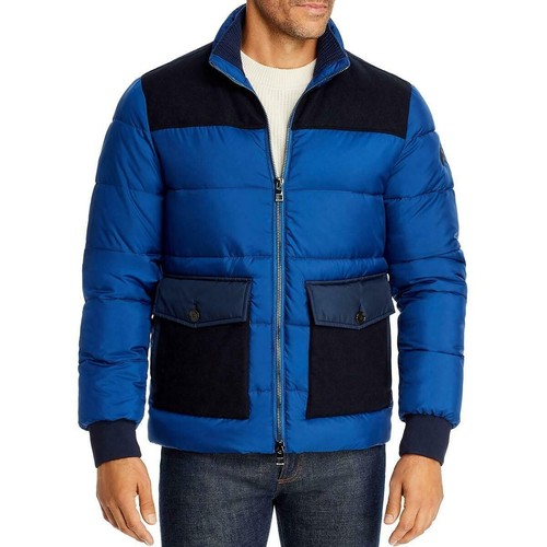 Michael Kors Heavy Mixed-Media Puffer Jacket MSRP $298 #6C 1639 NEW | eBay