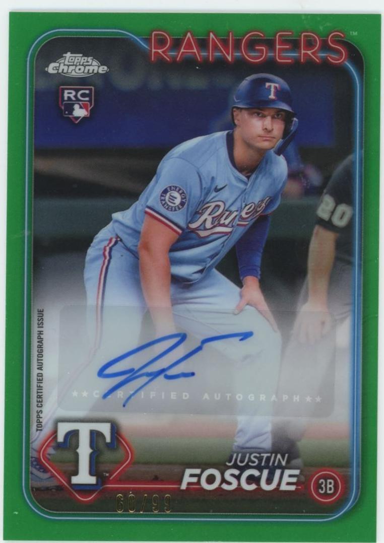 2024 Topps Chrome Update Series - Autographs Justin Foscue #AC-JUF ...