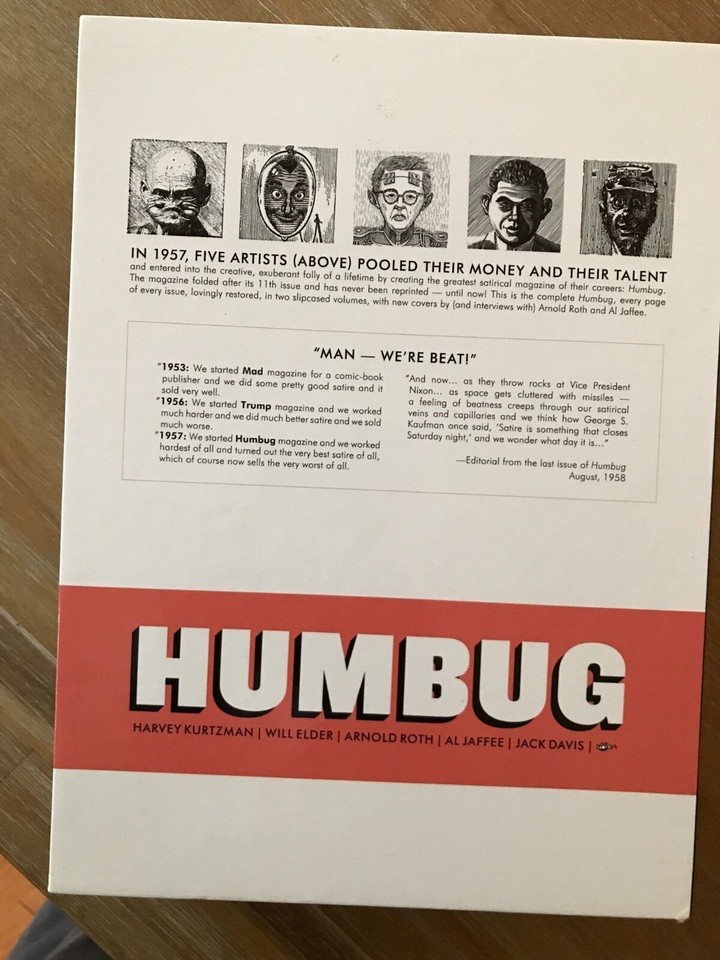 The Complete Humbug 2-vol HC, Harvey Kurtzman, Jack Davis, Will Elder ...