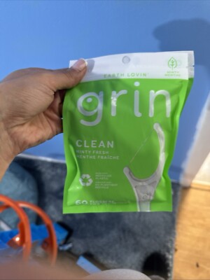 Grin Minty Fresh Clean Flossers 60 Count 2pack | eBay