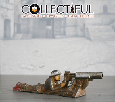 MANOIL / BARCLAY - DIMESTORE - U.S. SOLDIER MACHINE GUNNER M12🔥352 | eBay