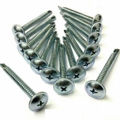 BAYPOLE 4.8mm x 50mm WAFER HEAD SELF DRILLING SCREW, BAY WINDOW SCREWS ...