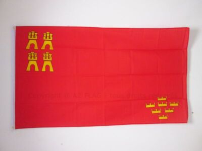 MURCIA FLAG 3' x 5' - SPANISH REGION OF REGIÓN DE MURCIA FLAGS 90 x 150 ...