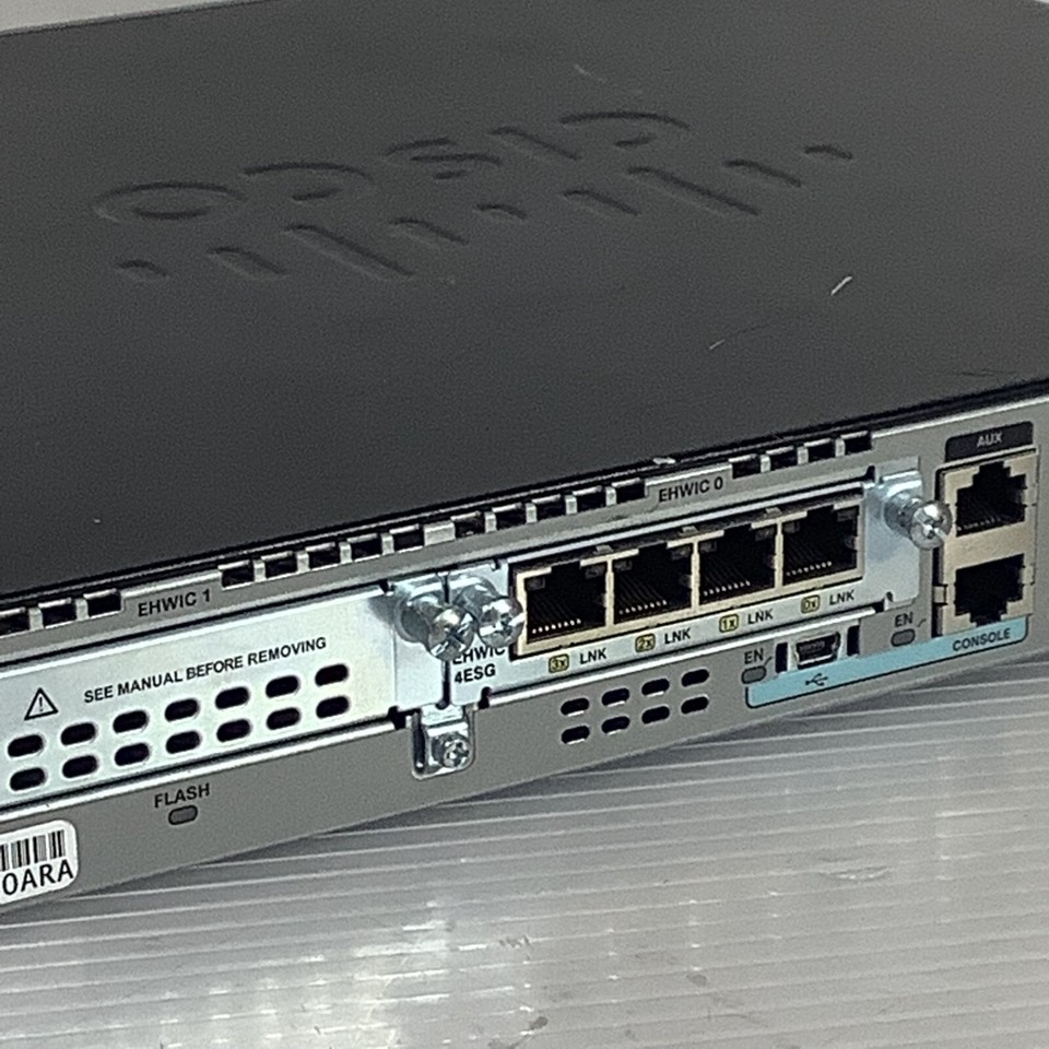 Cisco 1900 Series CISCO1921/K9 V05 Integrated Services Router with Rack ...
