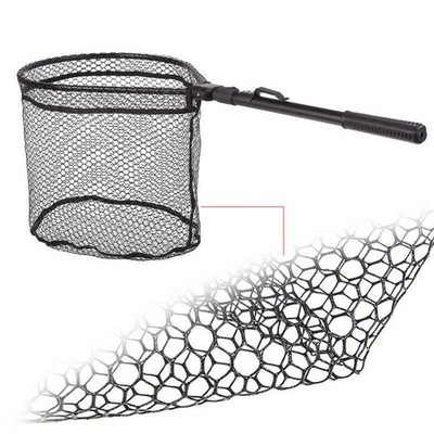 Mesh Brail Fishing Foldable Folding Landing Outdoor Rubber Tackle ...