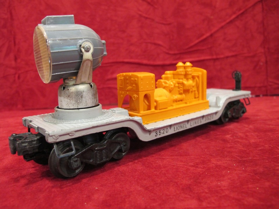 Lionel Trains No. 3620 Rotating Searchlight Car~ tested and lights | eBay