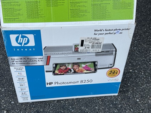 NEW HP Invent Hewlett Packard Photosmart 8250 Printer 829160882840| eBay