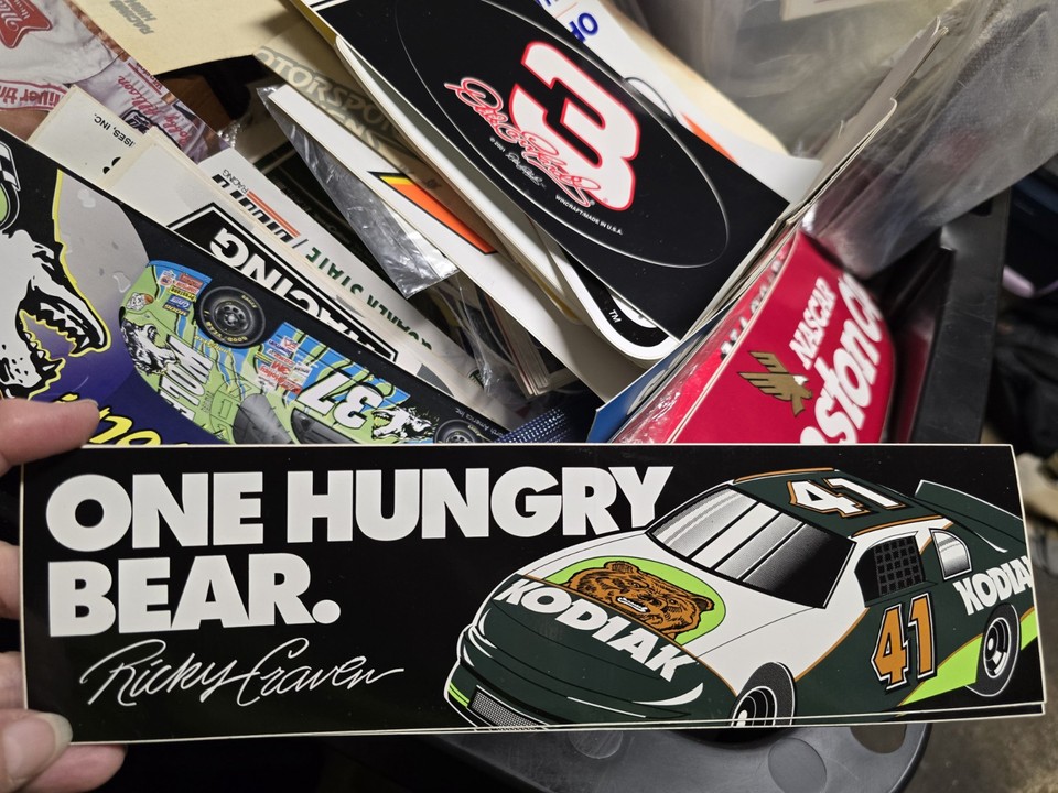 Ricky Craven #41 Kodiak One Hungry Bear Bumper Sticker | eBay