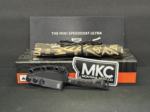 Montana Knife Company MKC Mini Speedgoat Ultra Carbon handle Magnacut ...