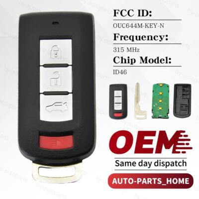 For 2008 - 2020 Mitsubishi Outlander Keyless Entry Remote Key Fob ...