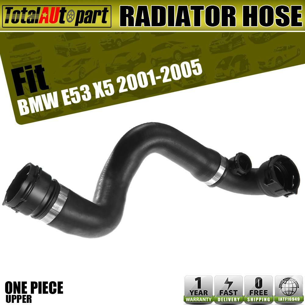 Radiator Coolant Hose Upper for BMW X5 E53 2001-2006 L6 3.0L Black ...