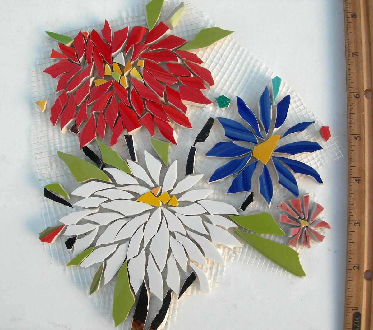 Tile Flower Mosaic Pattern