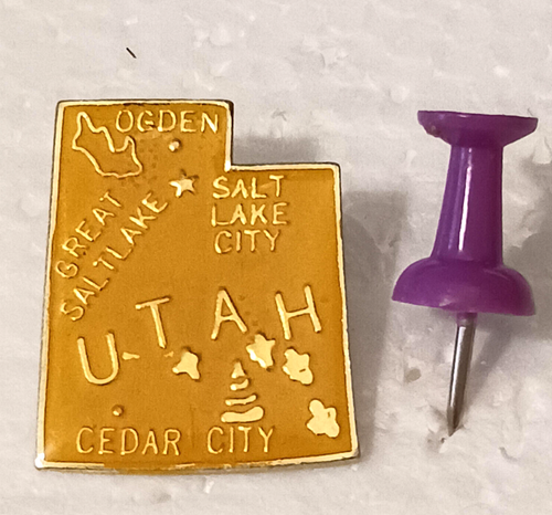 Ogden City Utah State Shaped Travel Enamel Pin | eBay