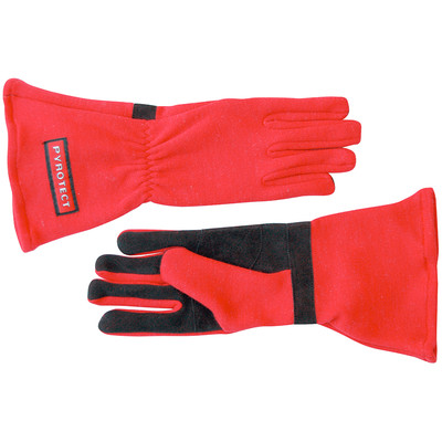 Pyrotect Two Layer Red Racing Gloves (Large) SFI 3.3/5 Two Layer Nomex ...
