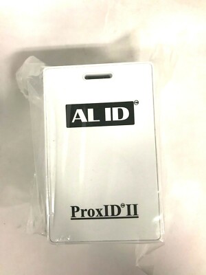 50 EACH ALARM LOCK HID PROX CARD ALID1326 CLAMSHELL PRXCARD 2 FACILITY ...