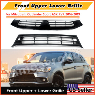 Front Bumper Upper Lower Grille For Mitsubishi Outlander Sport / ASX ...