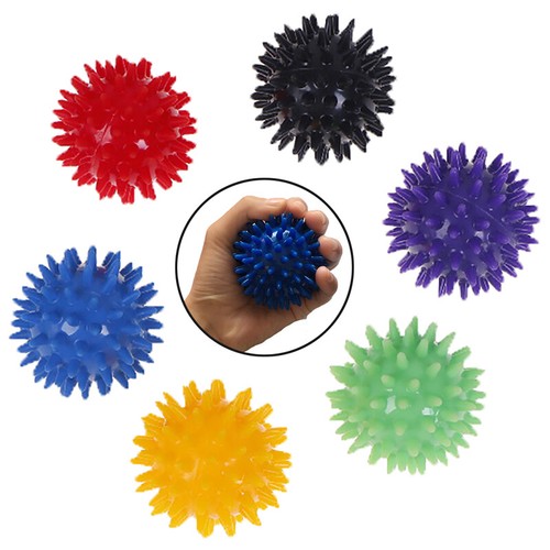 Full Body Spiky Massage Ball Hard Stress Ball 6cm For Fitness Sport ...