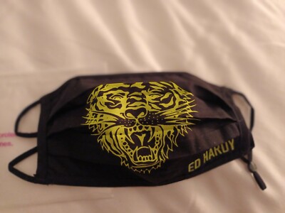 Ed Hardy Adjustable Black Tiger Mask Face Covering | eBay UK