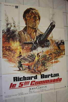 Henry Hathaway : Le 5ème commando affiche de cinéma pliée format 120x160cm | eBay