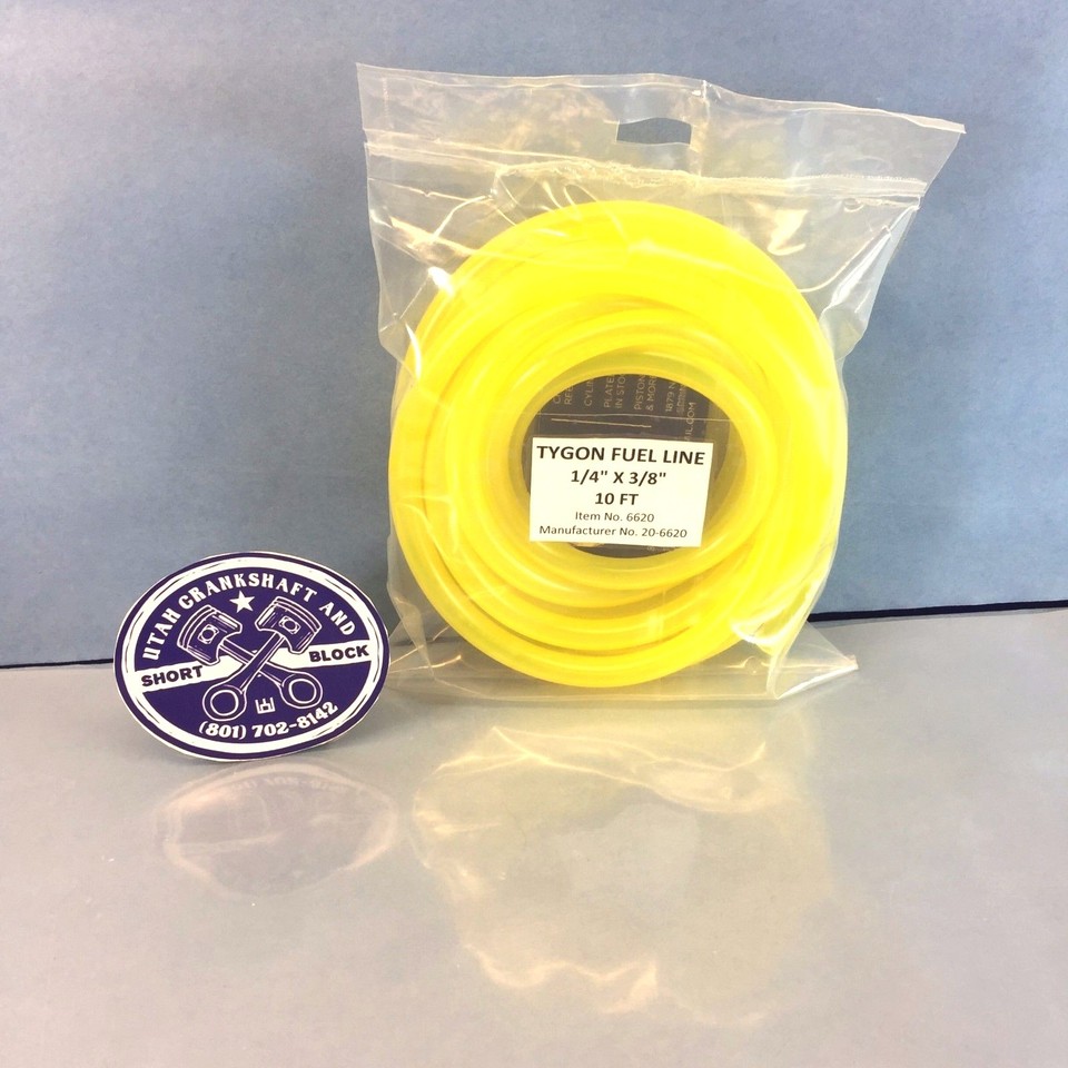 NEW TYGON YELLOW FUEL LINE ID 1/4" PRE-CUT 10 FT POLARIS SKI-DOO ARCTIC ...