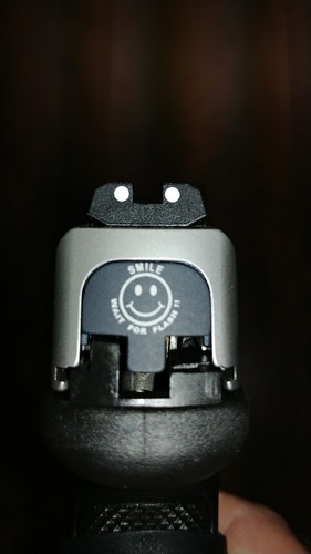 Rear Slide Plate for Smith Wesson S&w Sd9 Sd40 Ve 9mm 40 Bk Smile Wait ...