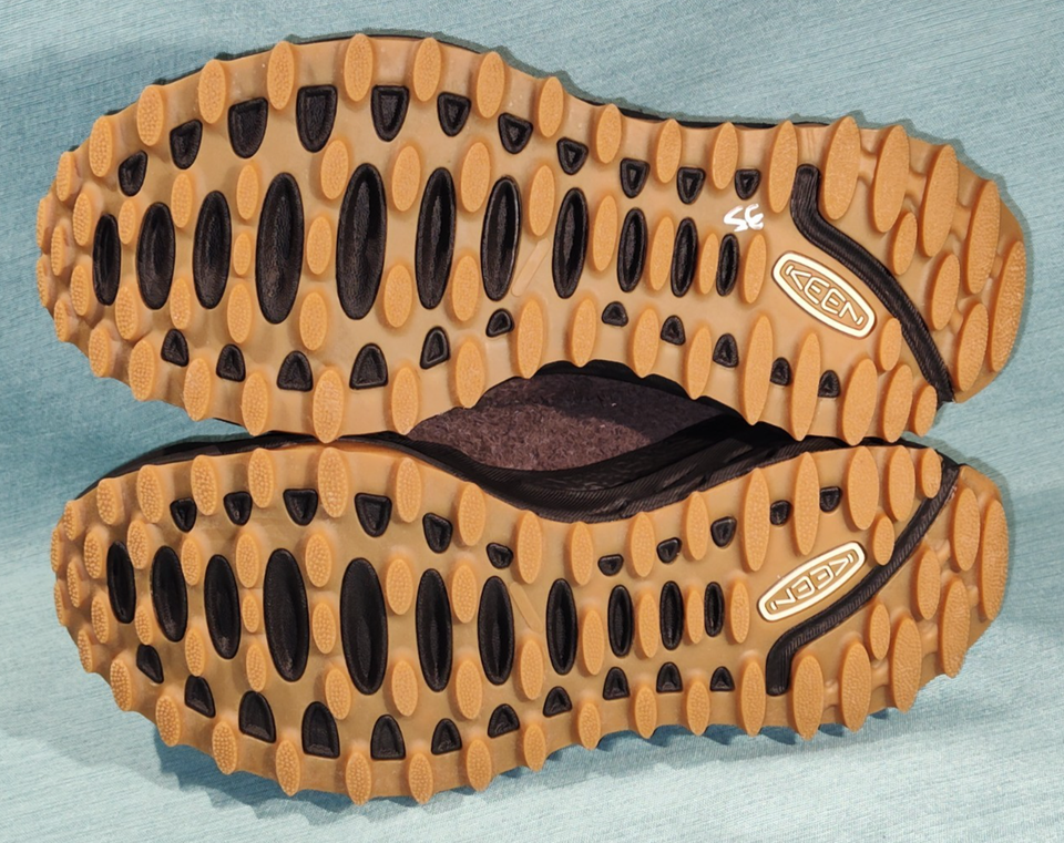 NEW Keen Jasper Zionic Low Hiking Trail Shoes Brown Java Furry Suede ...
